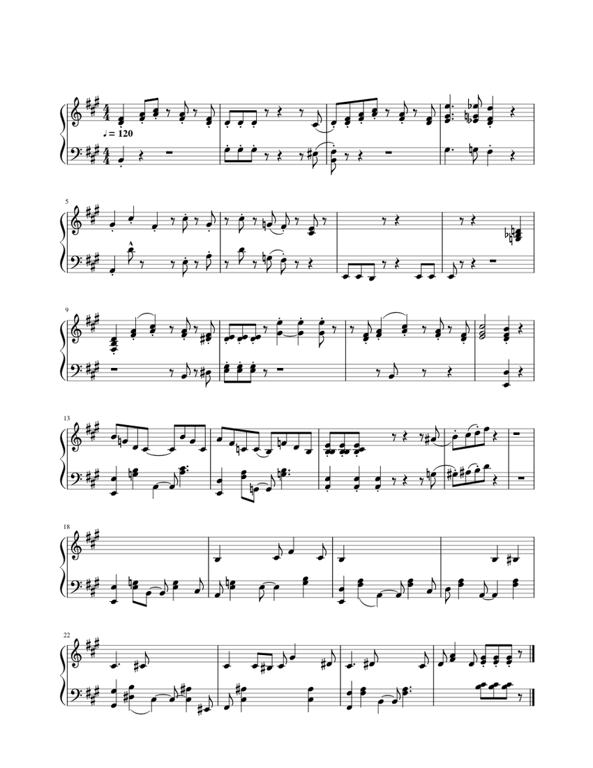 Mii Channel Sheet music for Piano (Solo) | Musescore.com