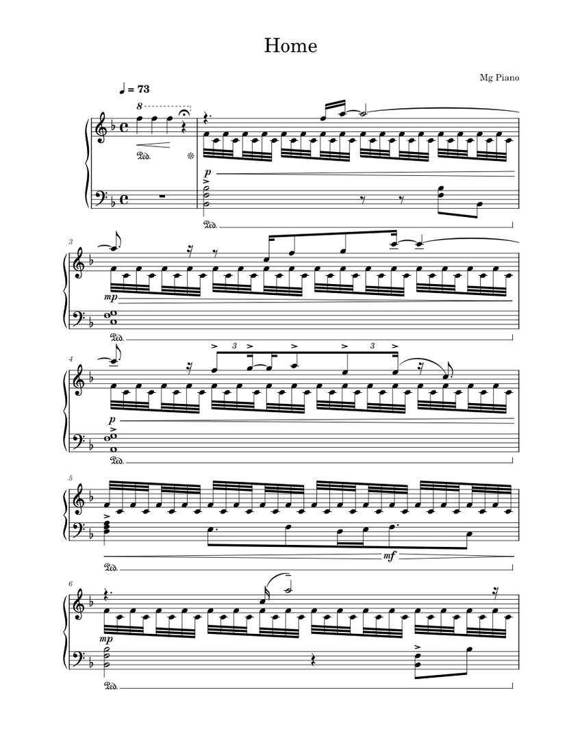 Home Sheet music for Piano (Solo) | Musescore.com