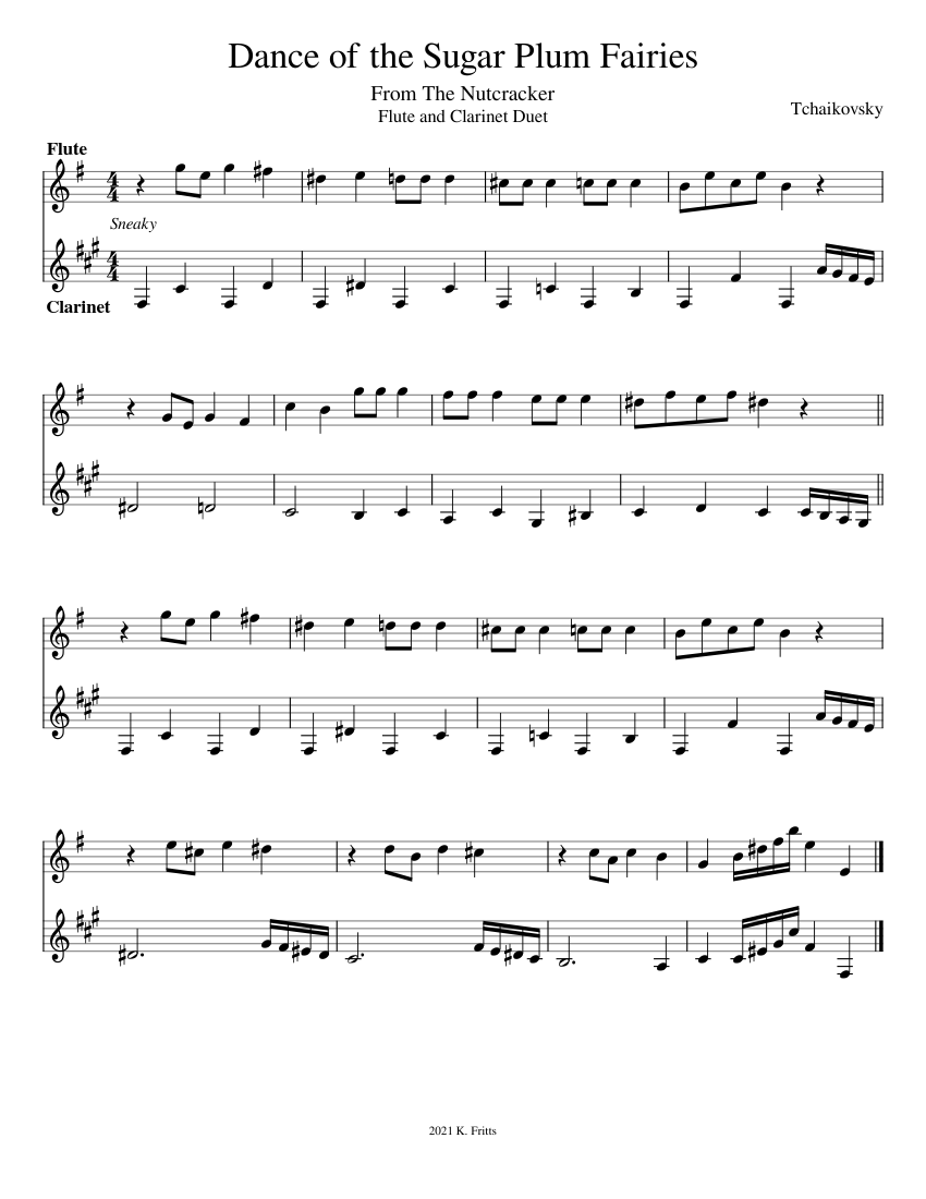 Dance_of_the_Sugar_Plum_Fairies - piano tutorial