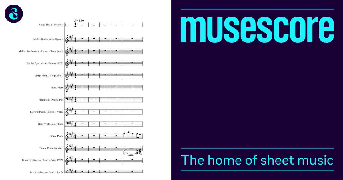 "tosm_midi.mid" The Object Show Medley | IMPORTED MIDI Sheet music for ...
