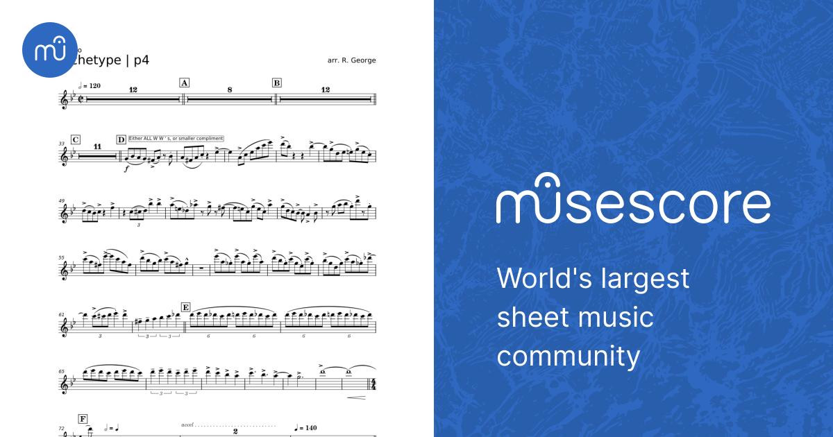 archetype Sheet music for Flute piccolo (Solo) | Musescore.com