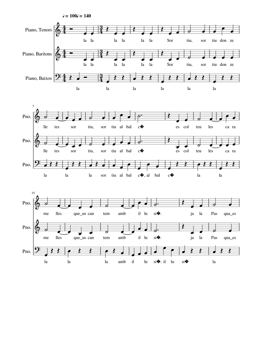 19-Vals-corrandes Sheet music for Piano (Mixed Trio) | Musescore.com