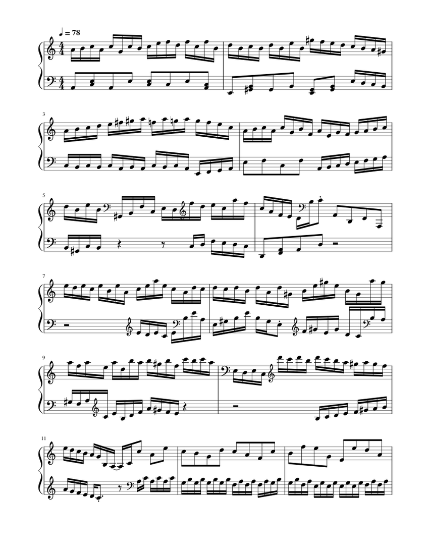 3 Sheet music for Piano (Solo) | Musescore.com