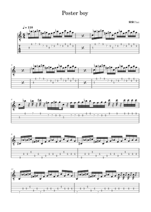 Poster boy – 2hollis Sheet Music for Piano (Piano Duo) | MuseScore.com