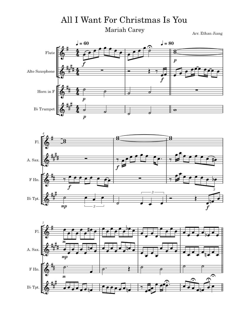 All i want for christmas is you – Mariah Carey All I Want For Christmas ...