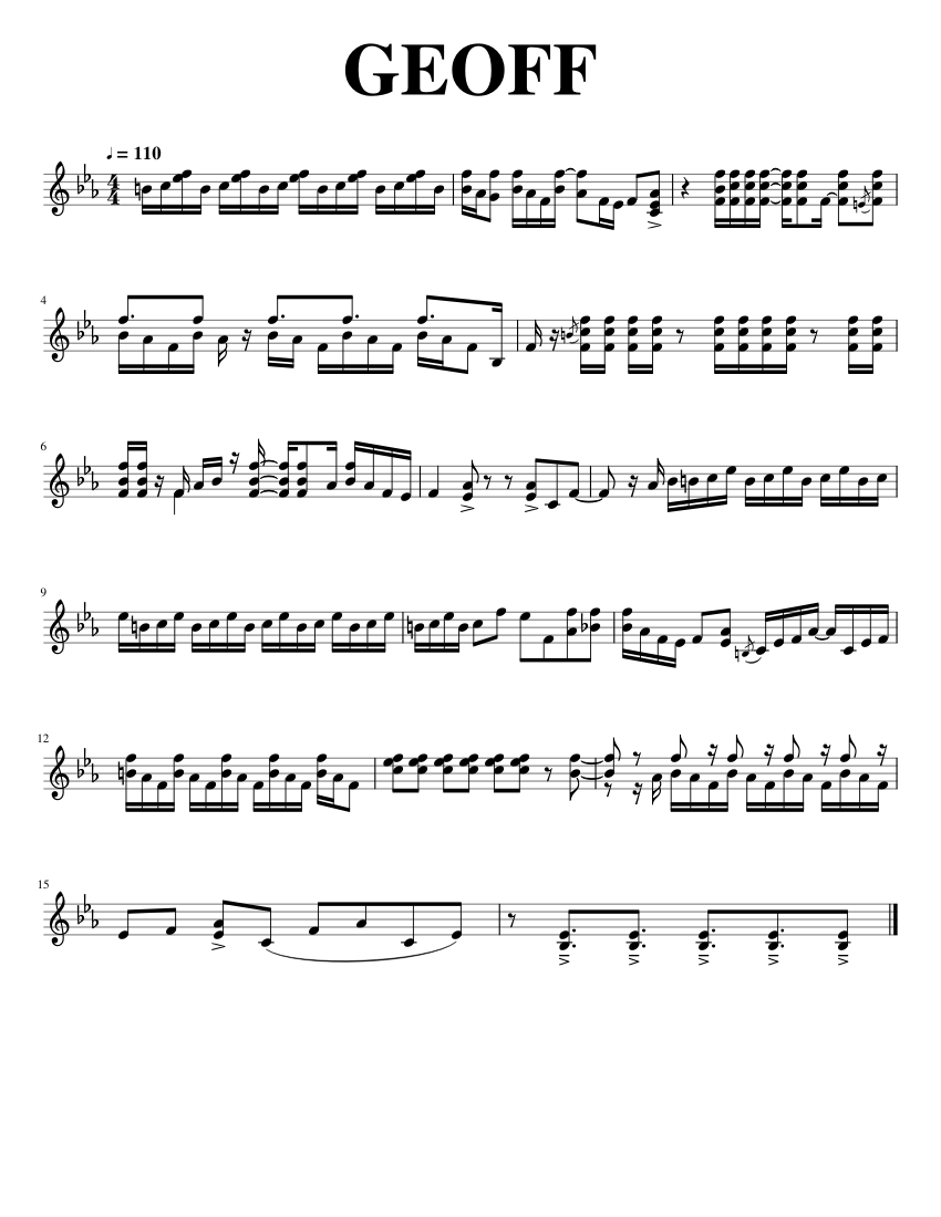 Spooky keyboard solo Sheet Music for Piano (Solo) easy | MuseScore.com