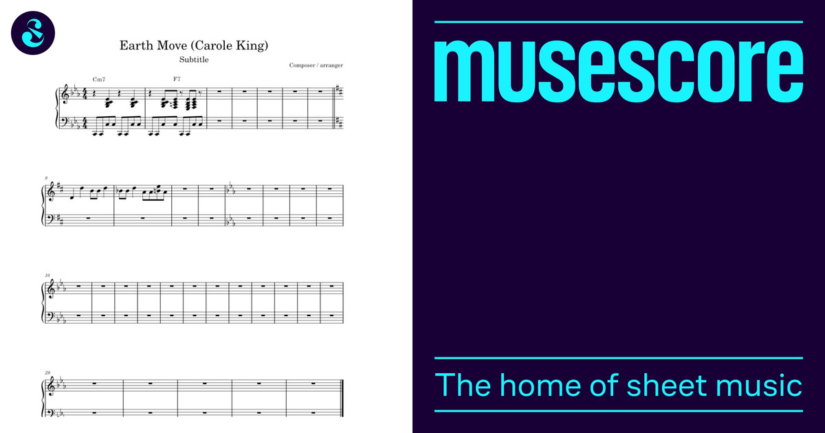 Earth Move Sheet music for Piano (Solo) Easy | Musescore.com
