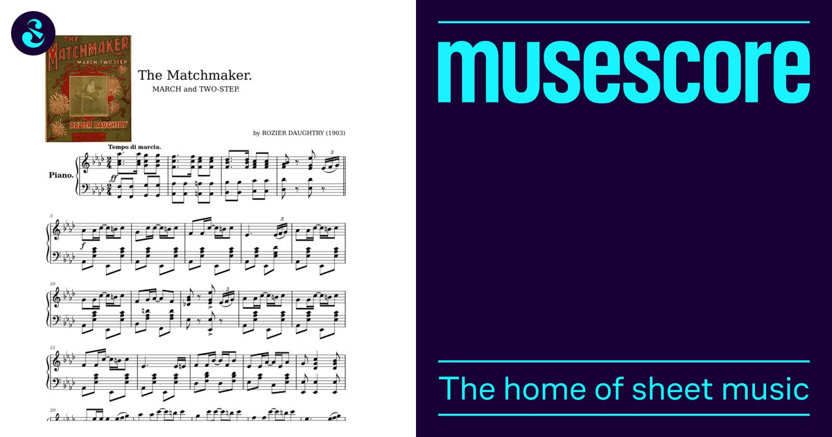 The Matchmaker by Rozier Daughtry (1903) Sheet music for Piano (Solo ...