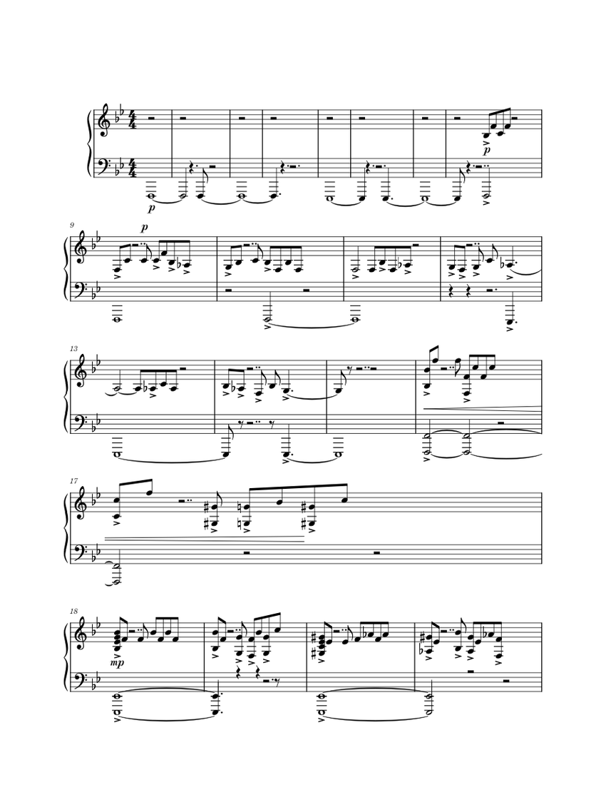 The Call Sheet music for Piano (Solo) | Musescore.com