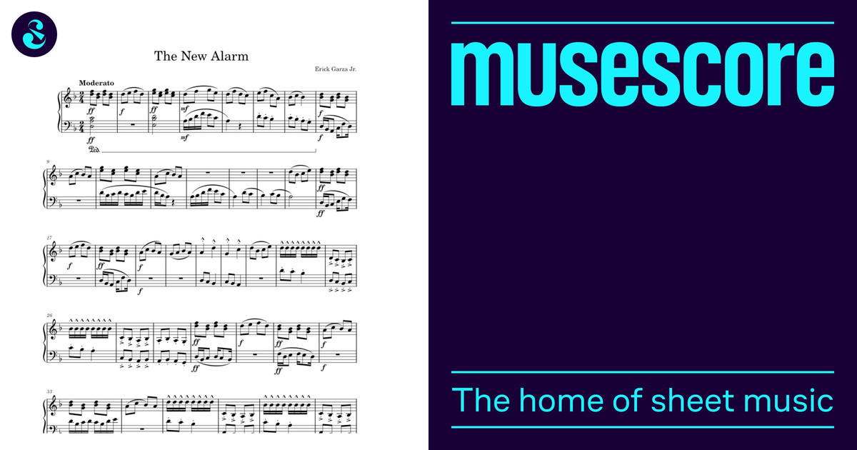 The New Alarm Sheet Music for Piano (Solo) Easy | MuseScore.com