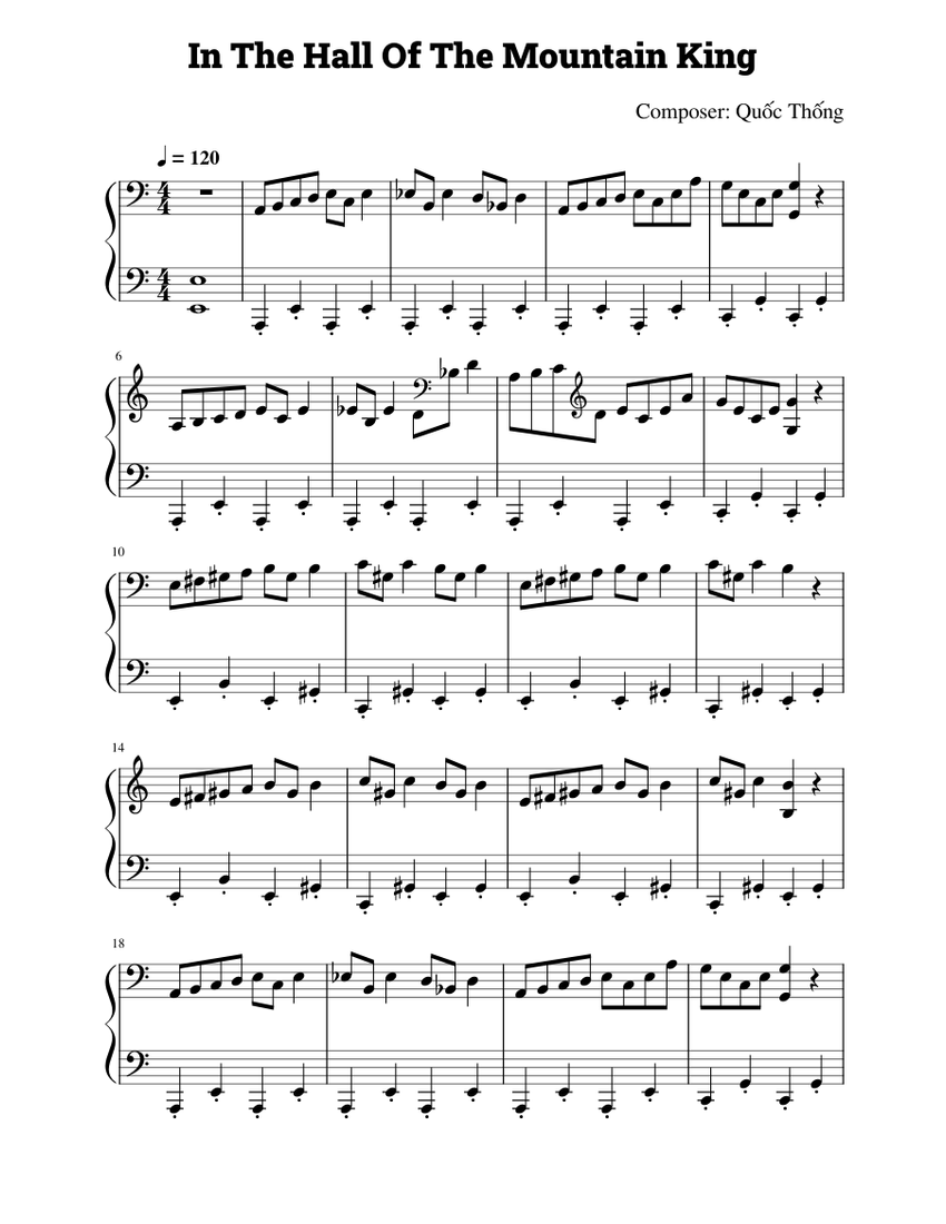 In_the_Hall_of_the_Mountain_King - piano tutorial