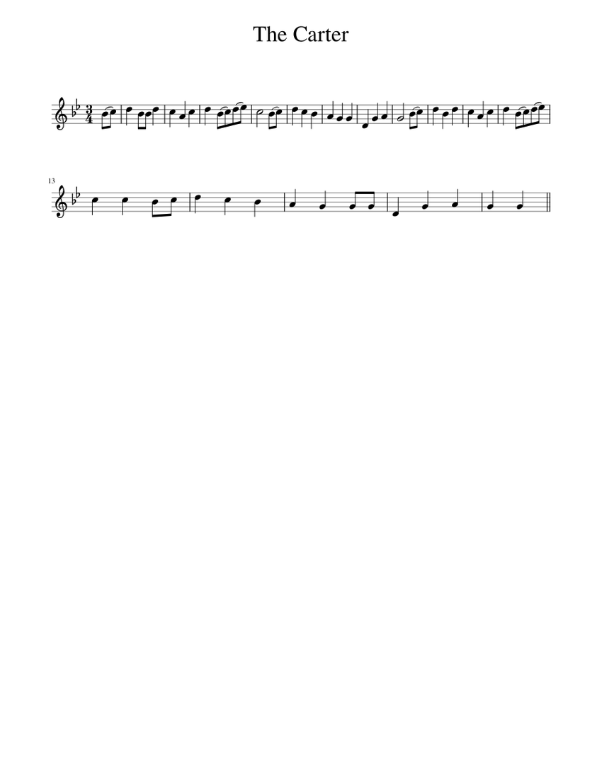 The Carter Sheet music for Piano (Solo) | Musescore.com
