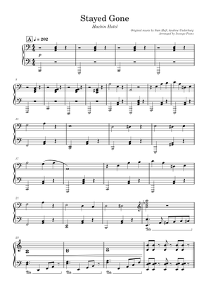 Stayed Gone – Hazbin Hotel Sheet Music for Piano (Solo) | MuseScore.com
