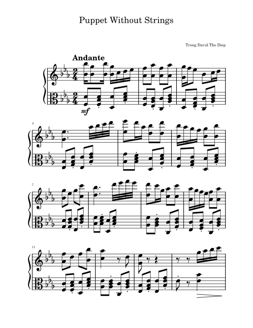 Puppet Without Strings Sheet music for Celesta (Solo) | Musescore.com