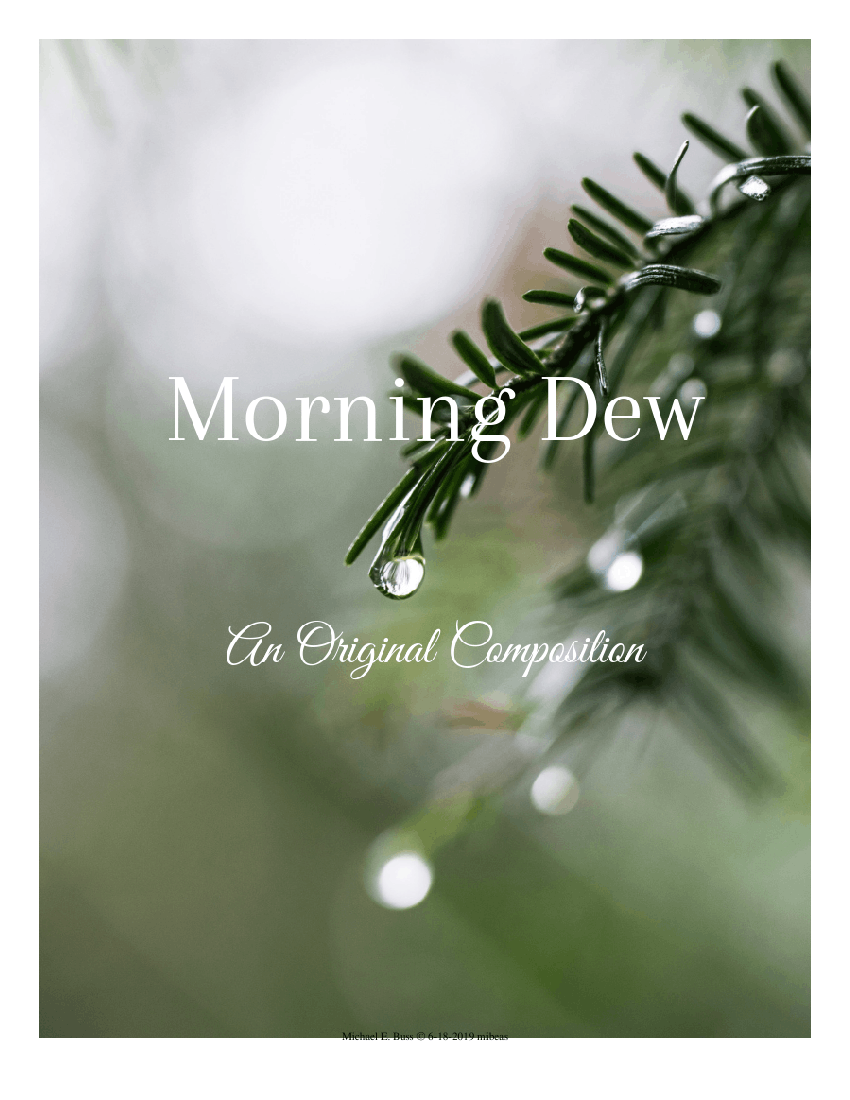 Morning Dew, An Original Piano Composition Sheet Music for Piano (Solo ...