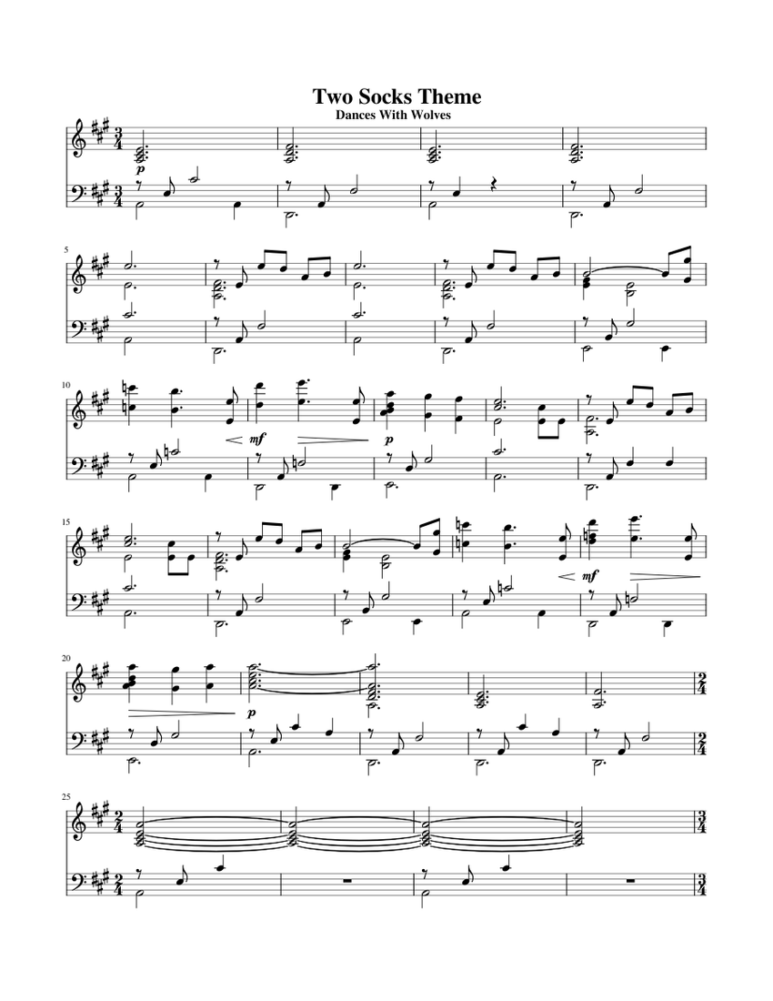 dances with wolves two socks