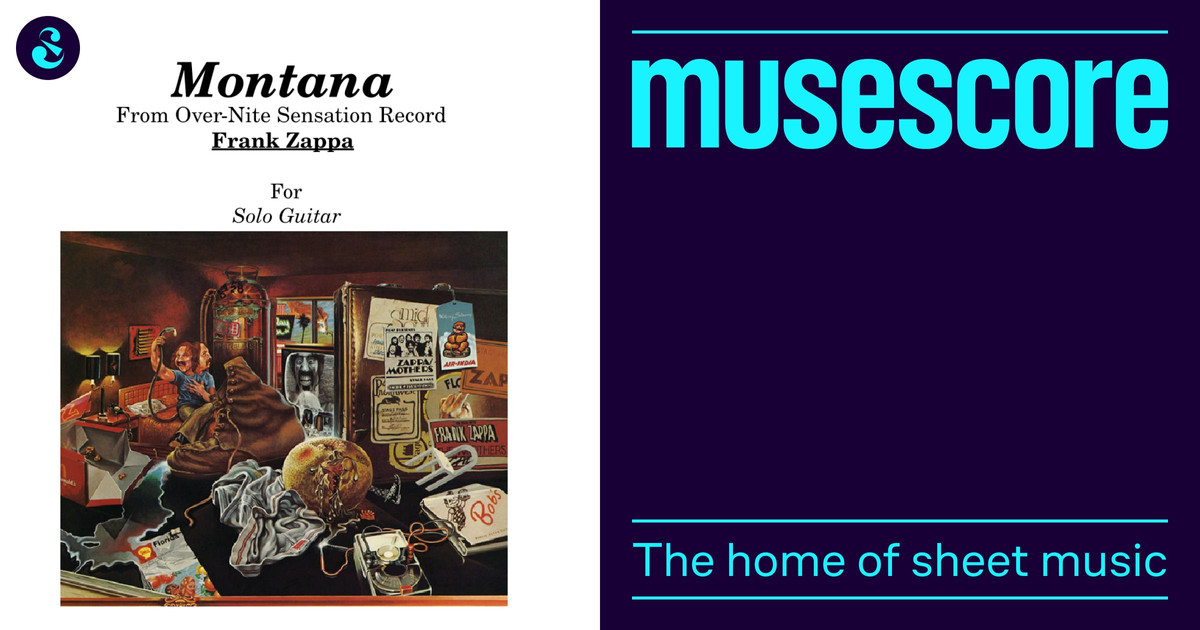 Montana – Frank Zappa Solo Sheet Music and Tab with Chords for Piano ...