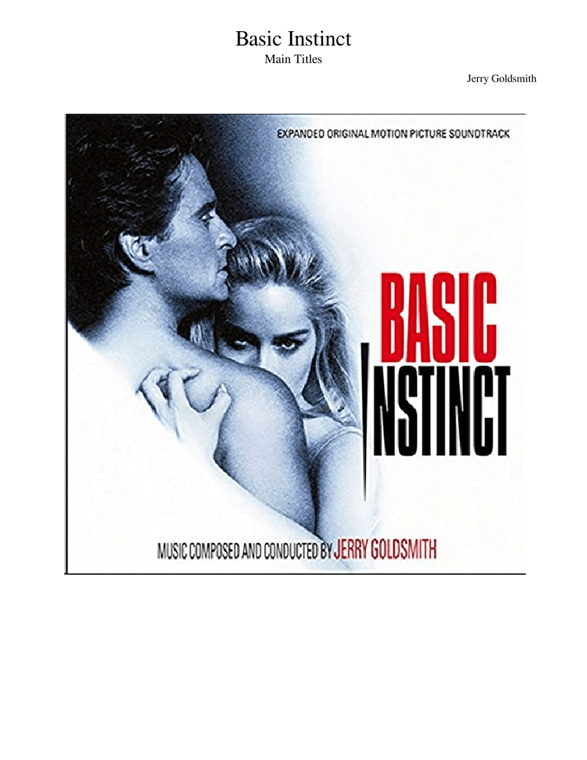 Basic Instinct Sheet music for Piano, Flute, Oboe, Clarinet in b-flat ...