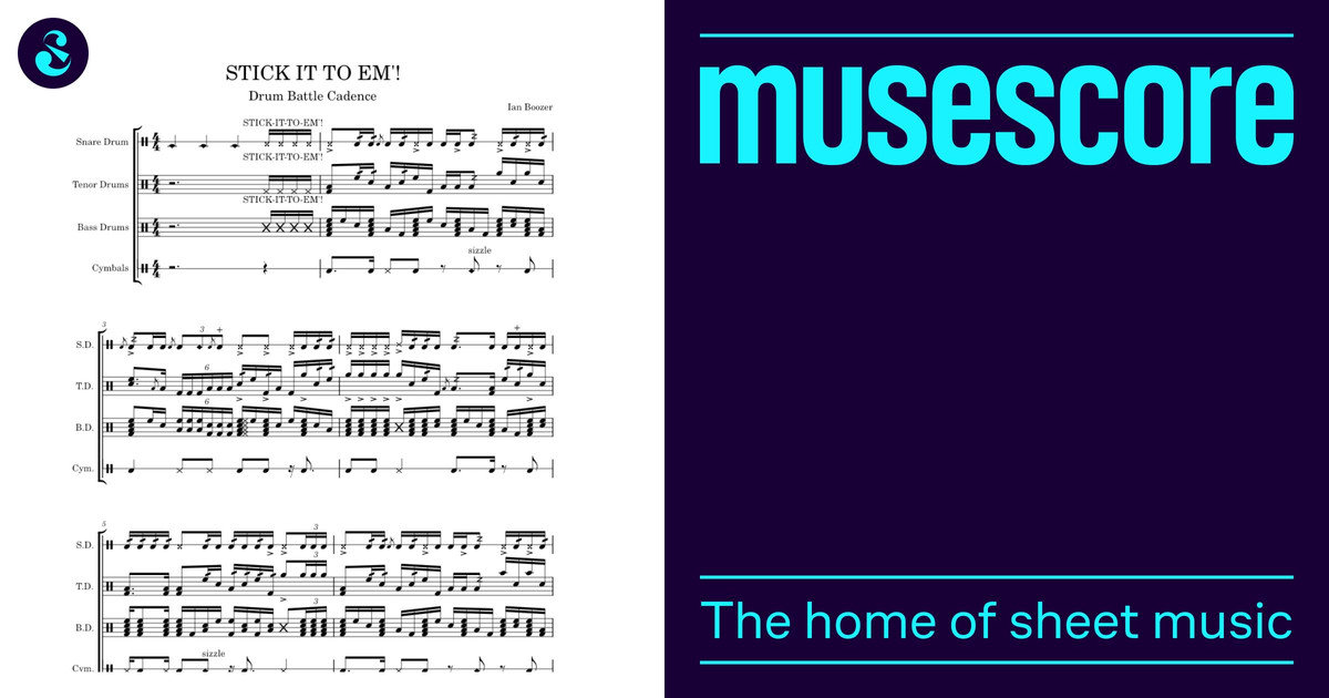 STICK-IT-TO-EM'! – ianjb0623 Sheet music for Tuba, Synthesizer, Trumpet ...