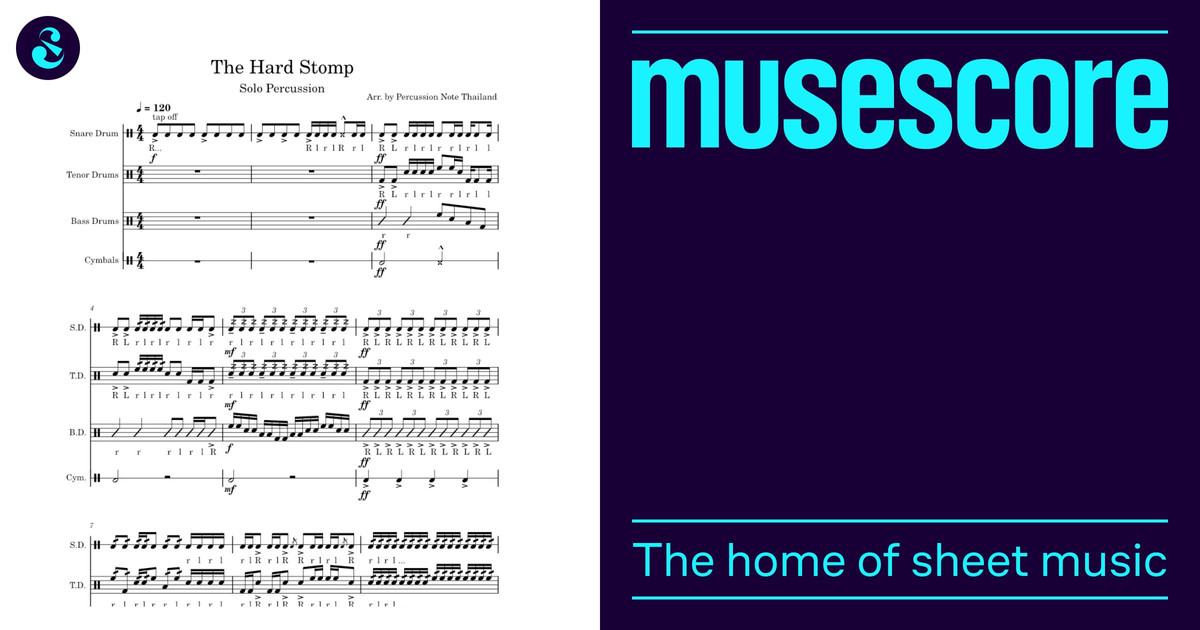 The Hard Stomp Sheet Music for Tuba, Synthesizer, Trumpet other (Mixed ...