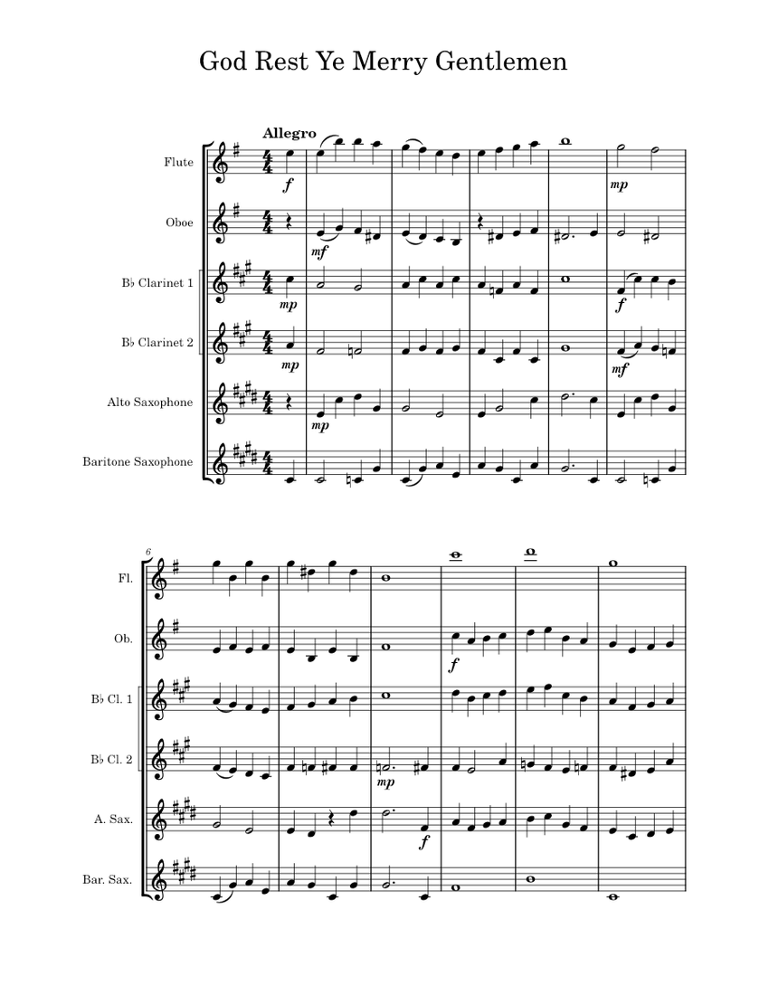 God Rest Ye Merry Gentlemen – Misc Traditional God Rest Ye Merry ...
