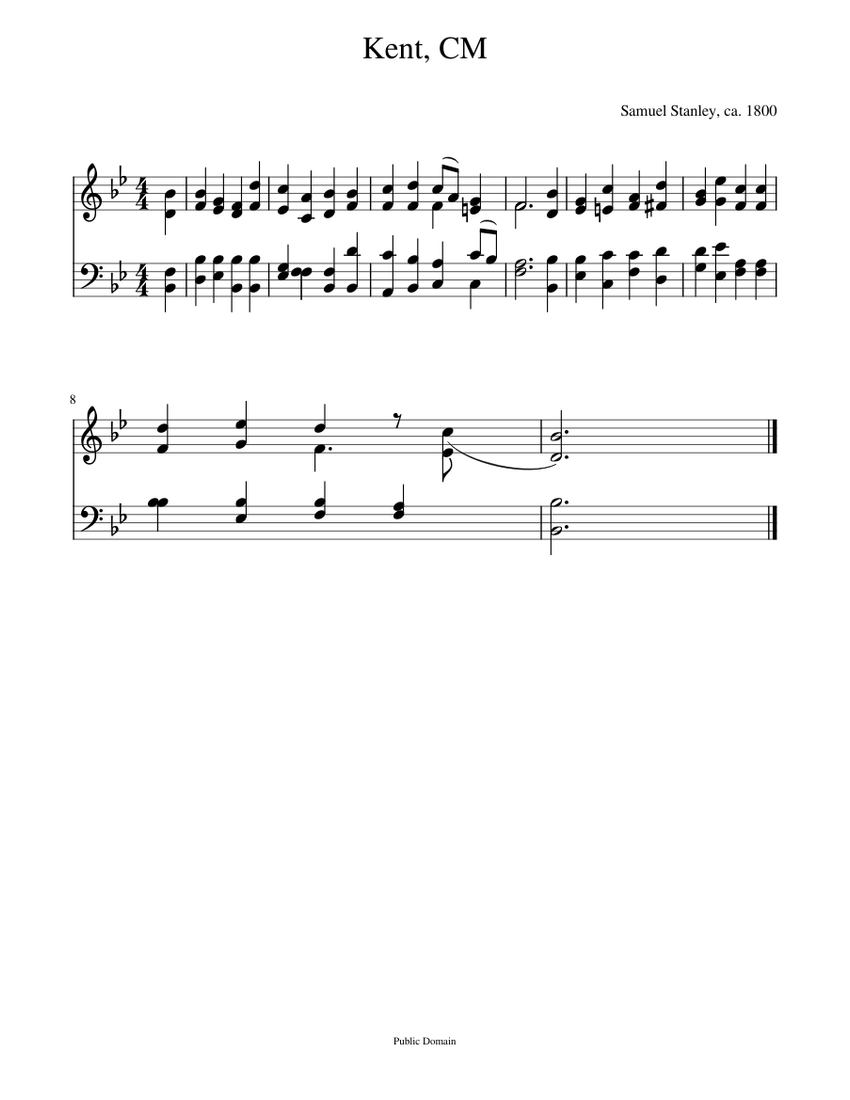 KENT (Stanley) - Stanley Sheet Music for Piano (Piano Duo) | MuseScore.com