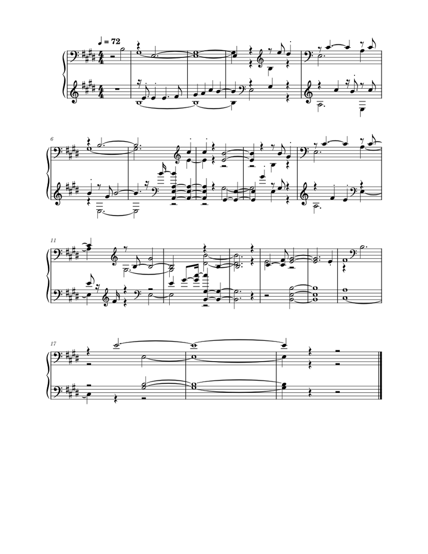 Shenandoah Sheet music for Piano (Solo) Easy | Musescore.com