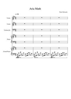 Play Official version of Aria Math (from Minecraft) Sheet Music by C418 ...