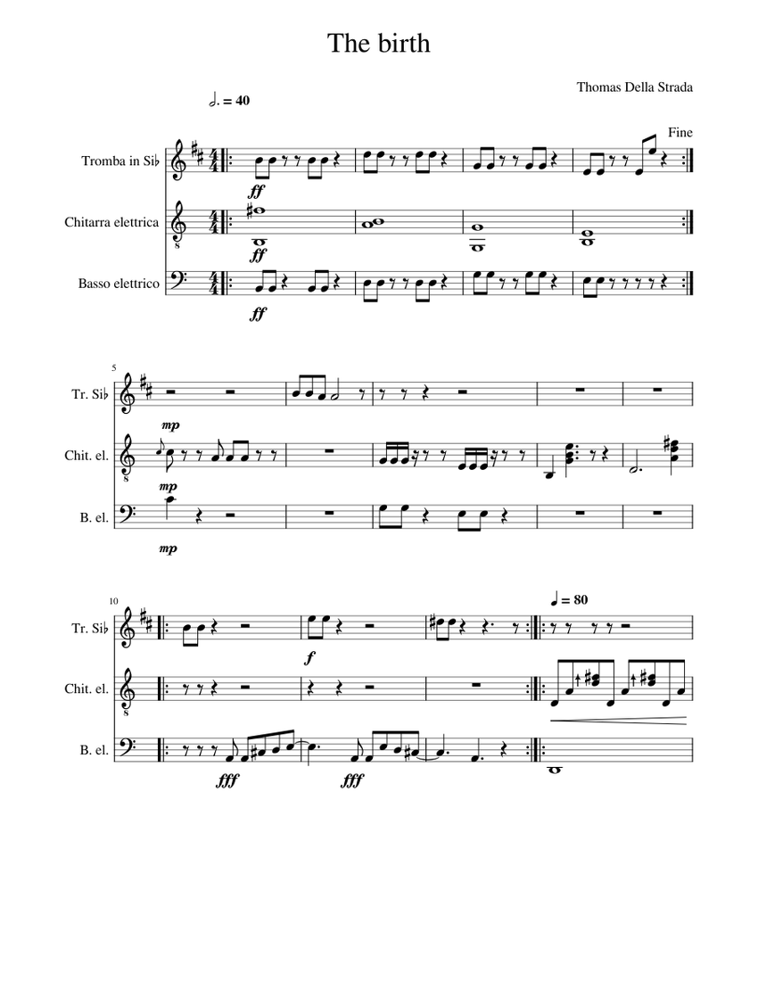 The birth - piano tutorial