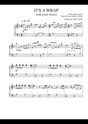 Play Official version of It's A Wrap Sheet Music by Mariah Carey for ...