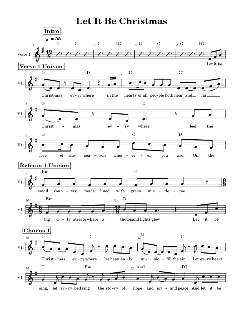 Let it be christmas – Alan Jackson Let It Be Christmas Piece Voice1 ...