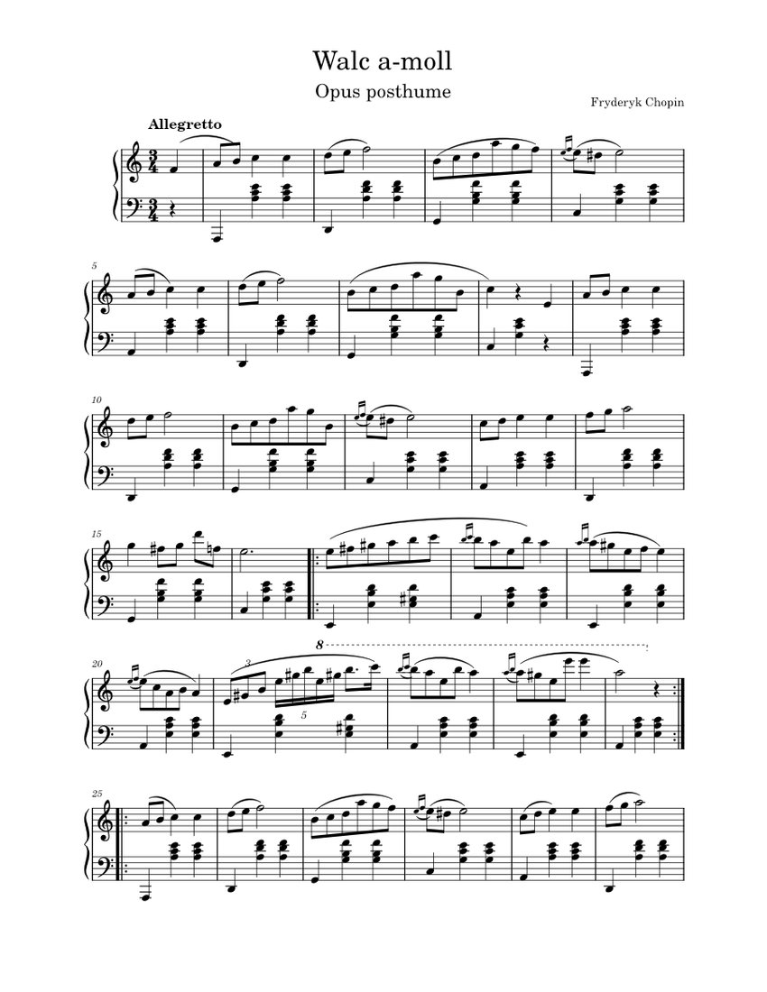 Walc a-moll – Frédéric Chopin Walc_a-moll - piano tutorial