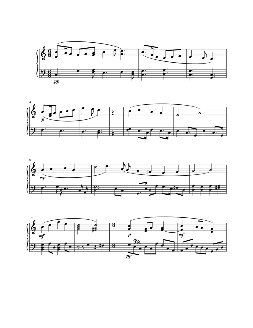 Präludium der Chickalita - Angela et Olivia Sheet music for Piano (Solo ...