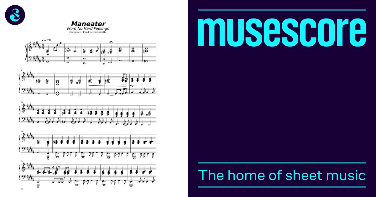 Maneater Piano Sheet music for Piano (Solo) | Musescore.com
