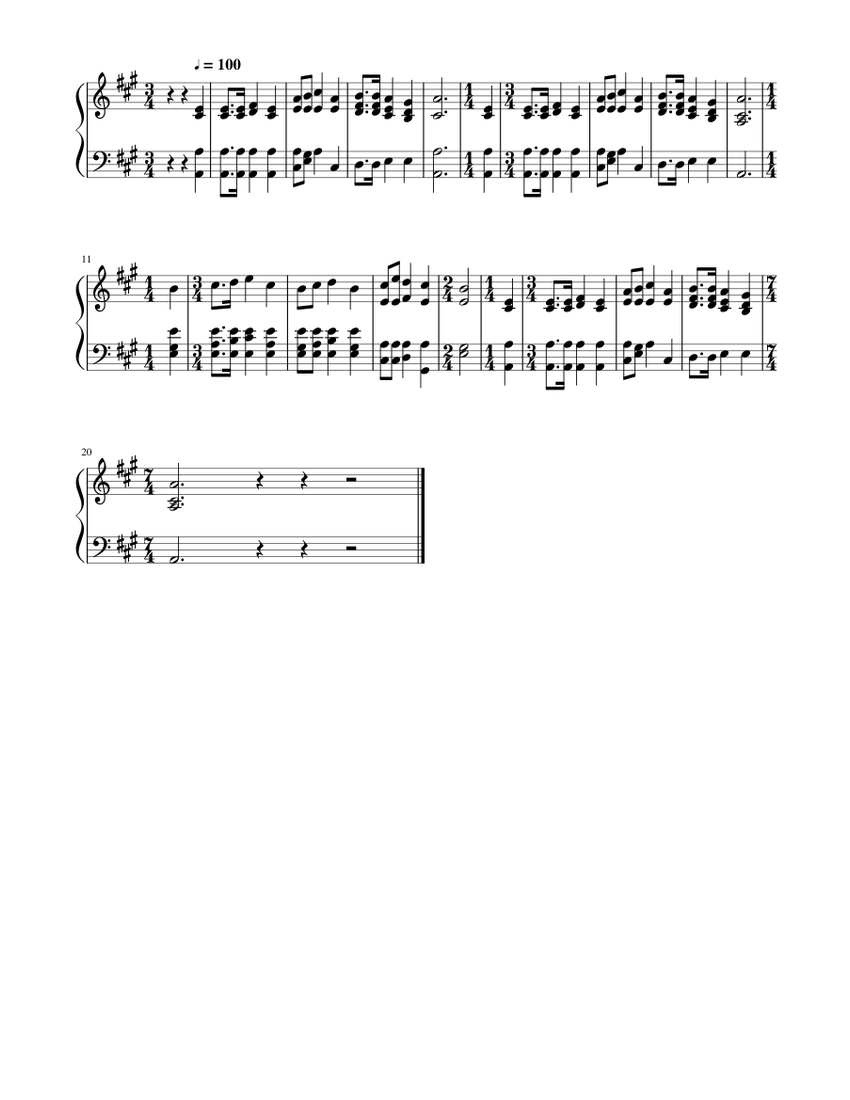Elim Sheet Music for Piano (Solo) Easy | MuseScore.com
