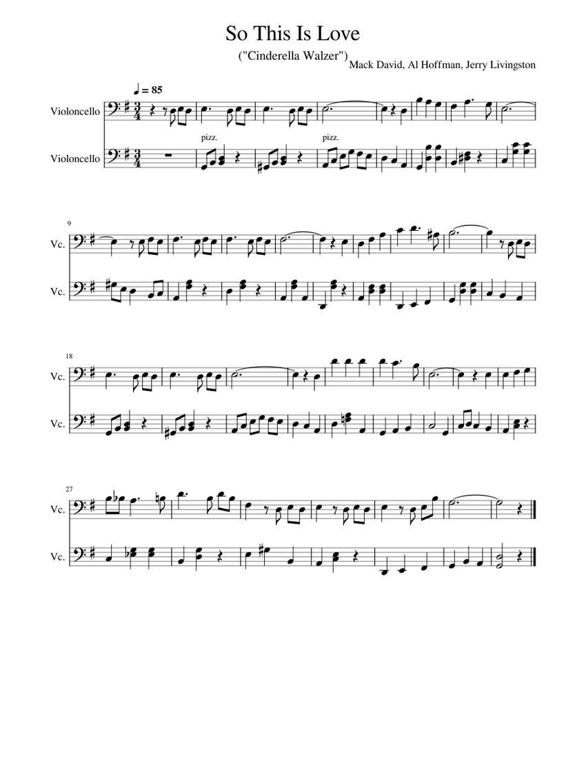 So This Is Love (The Cinderella Waltz) – Edith Piaf, Mack David So This ...