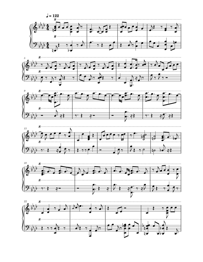 AD Sheet music for Piano (Solo) | Musescore.com