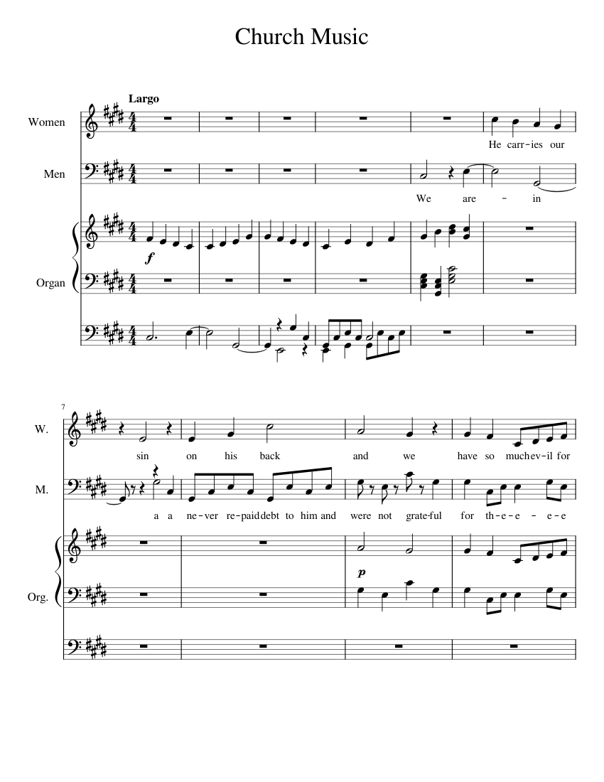 Church_Music - piano tutorial