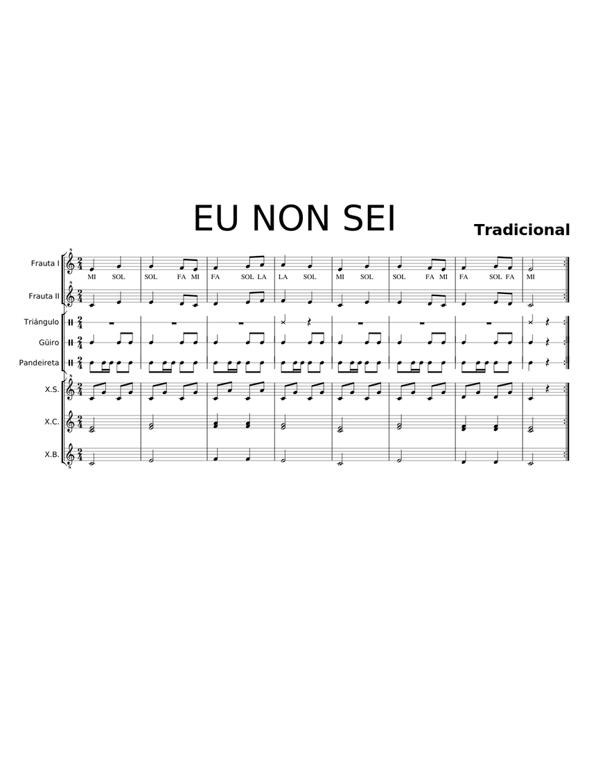 Eu non sei - piano tutorial
