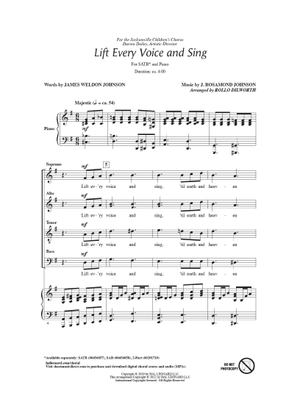 Lift Every Voice and Sing (Lead sheet with lyrics ) - piano tutorial