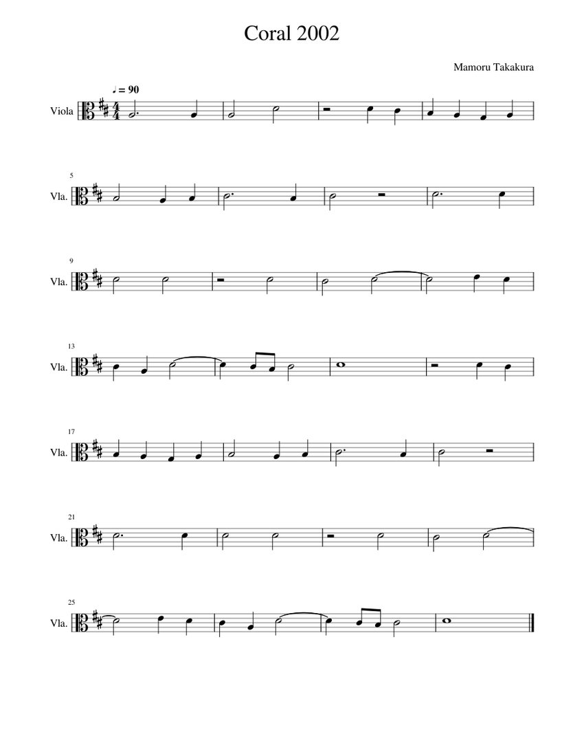 Coral 2002 - piano tutorial