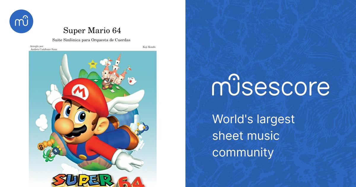 Super Mario 64 OST – Koji Kondo Sheet Music for Violin, Viola, Cello ...