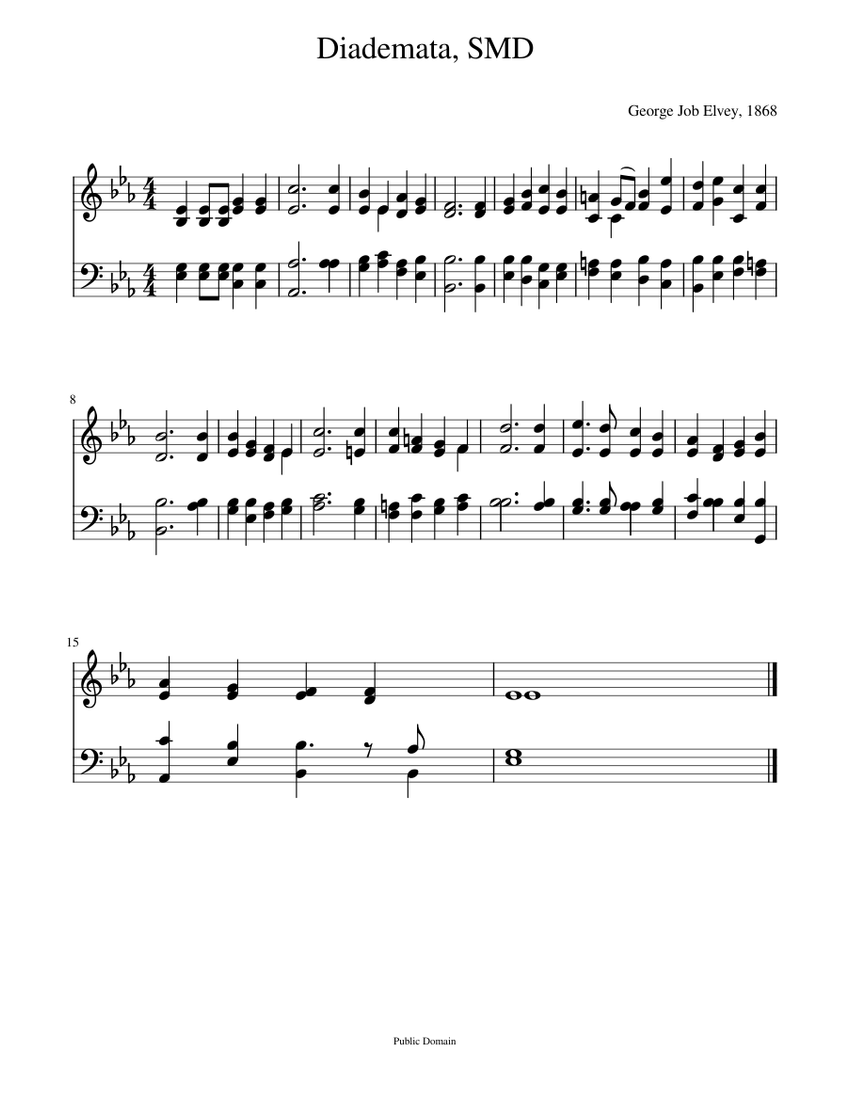 Hark, how the watchmen cry - Charles Wesley Sheet music for Piano ...