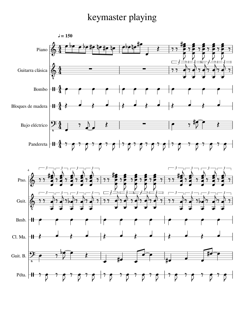 keymaster playing - piano tutorial