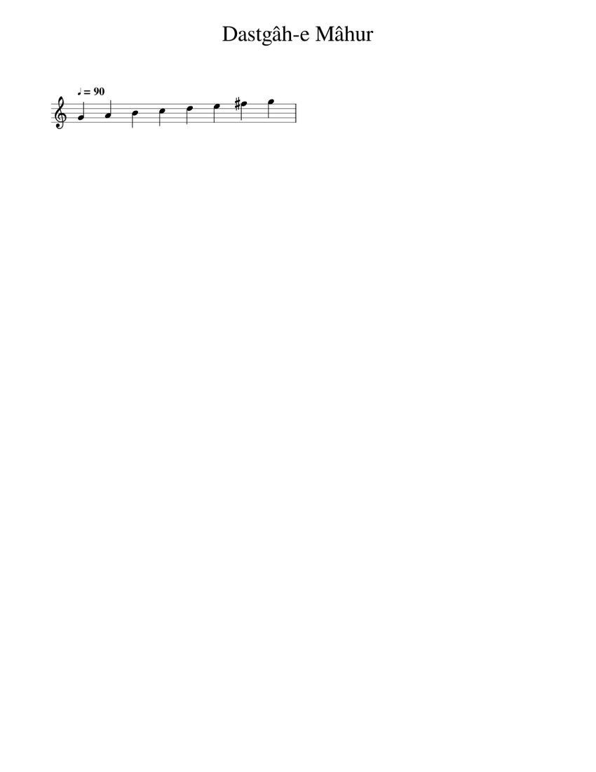 Dastgâh-e Mâhur Sheet music for Woodwinds (other) (Solo) | Musescore.com