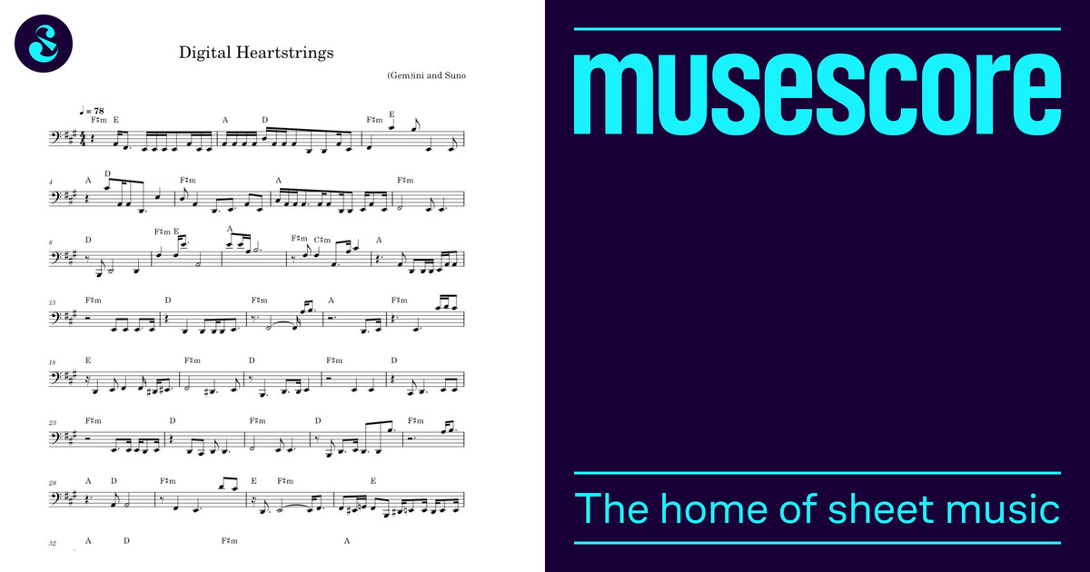 Digital Heartstrings - Gemini Sheet music for Bass guitar (Solo) | Musescore.com