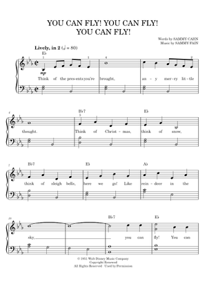 Play Official version of You Can Fly! You Can Fly! You Can Fly! sheet ...