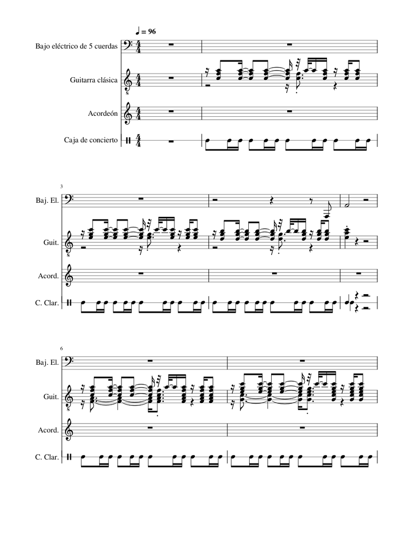 Luis Fonsi ft Demi Lovato - Echame la culpa Sheet music for Accordion ...