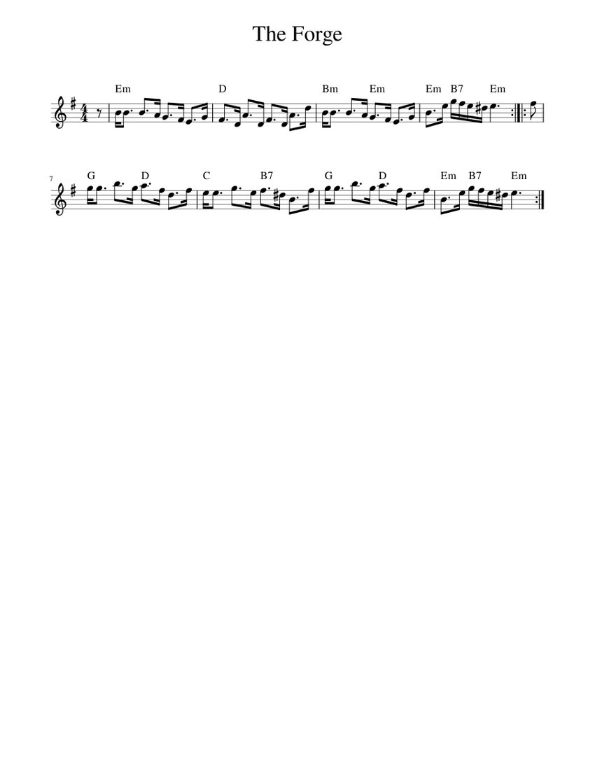 The Forge Sheet music for Piano (Solo) Easy | Musescore.com