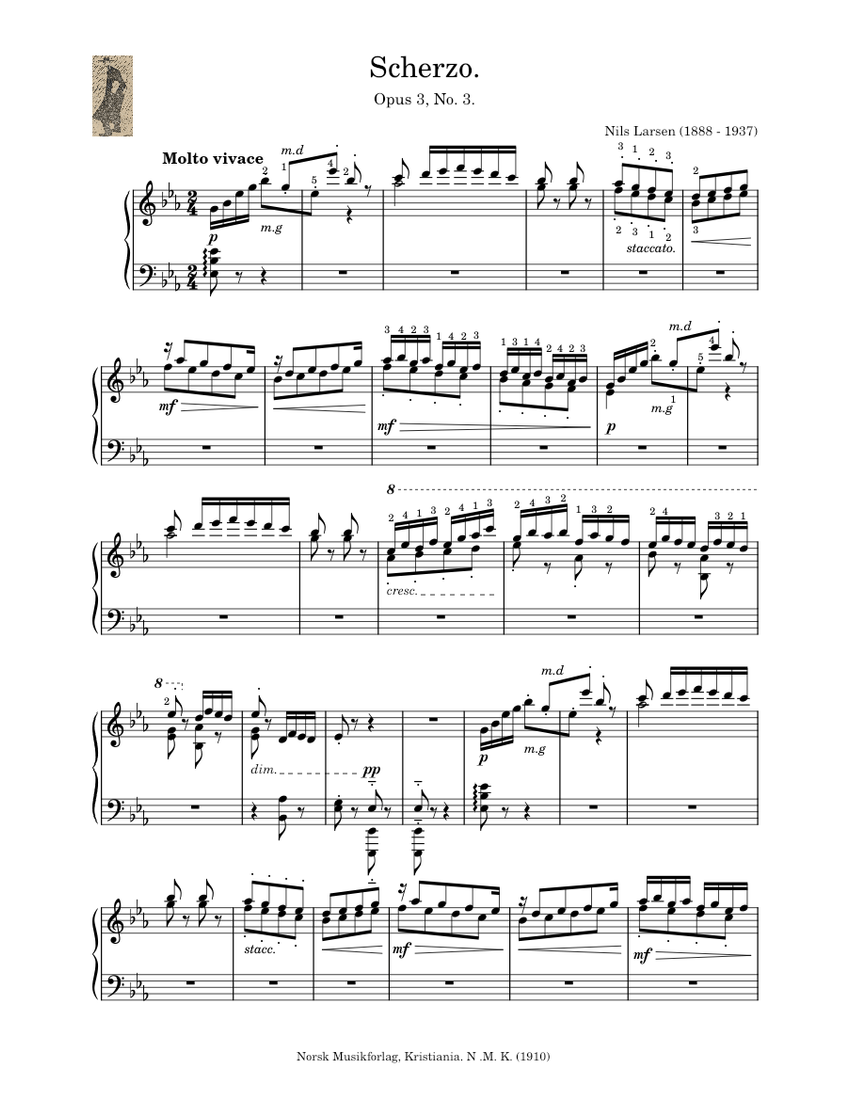 Scherzo Sheet music for Piano (Solo) | Musescore.com